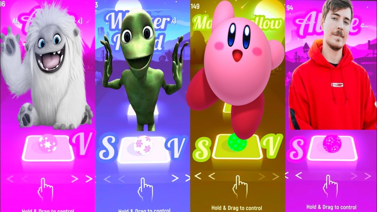 Abominable🆚aliens dance 🆚kirby🆚Mr beast 🫑Who is best? - YouTube