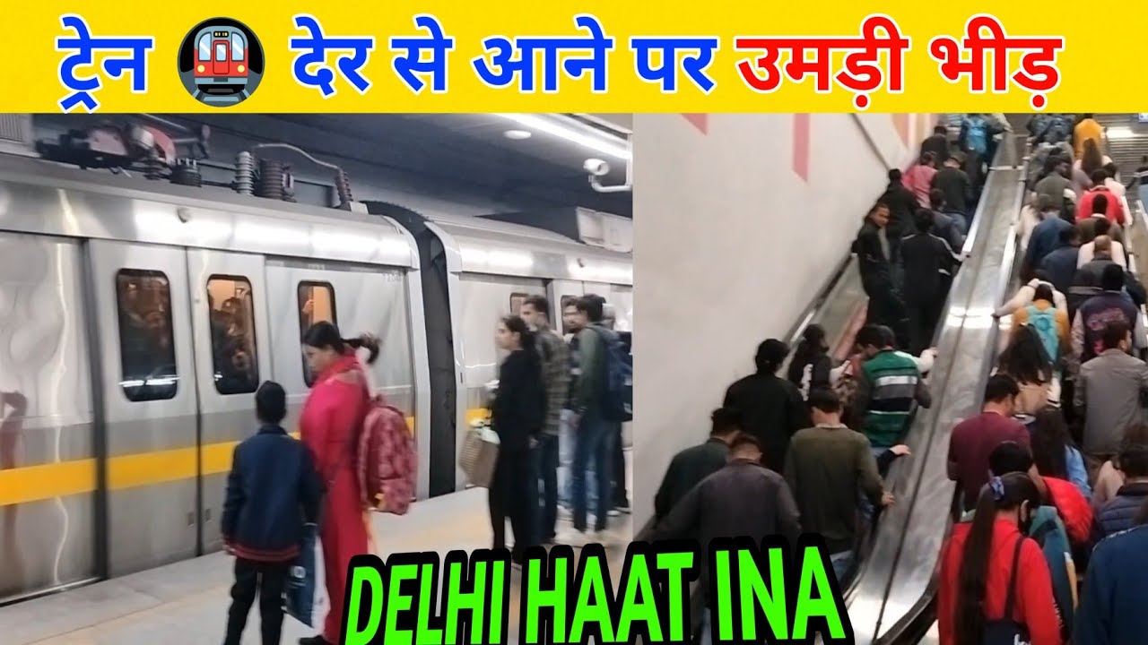 Delhi Haat INA metro 🚇 station| Delhi metro - YouTube