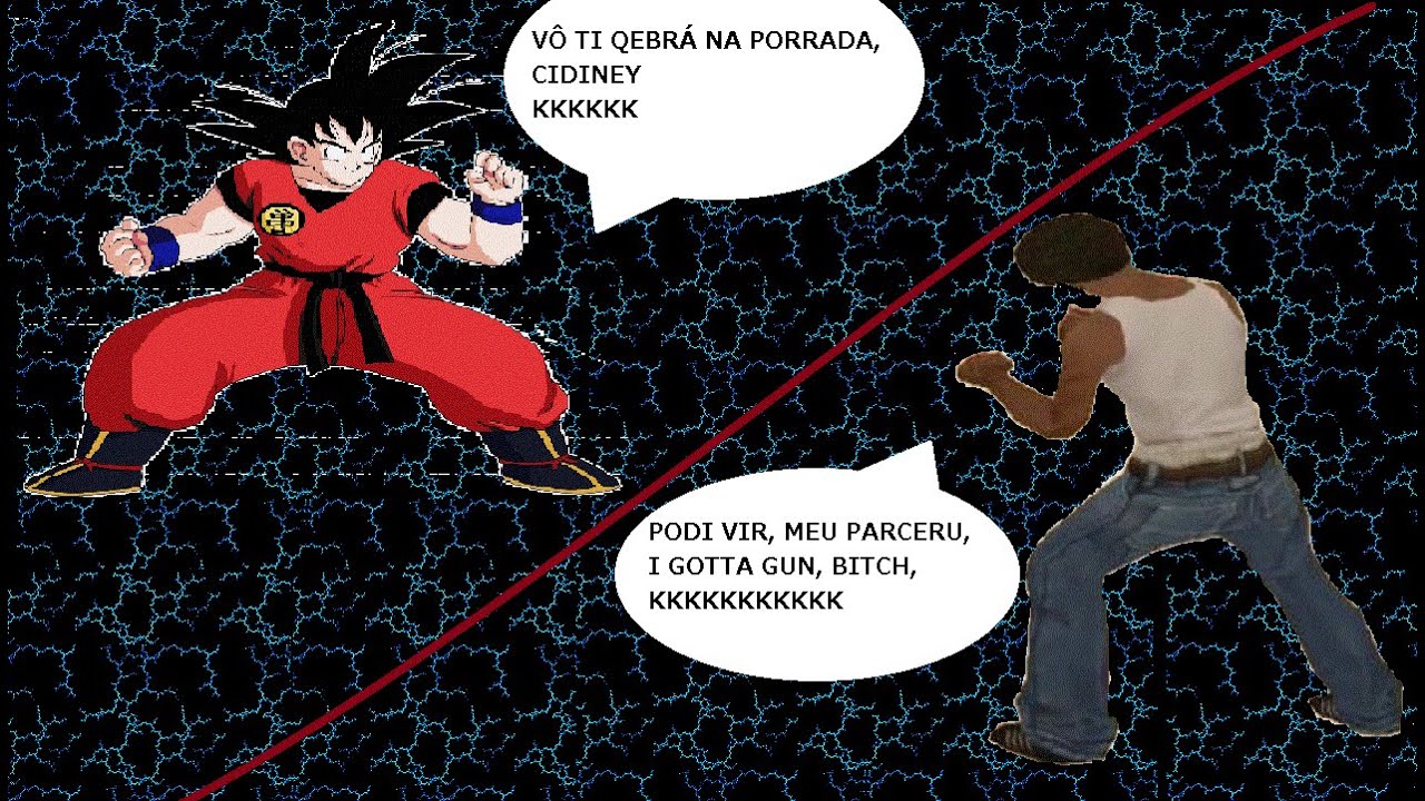 Son Goku VS. Carl Johnson (CJ) - YouTube