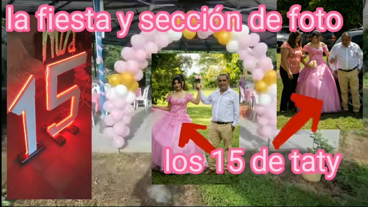 🎀👡como celebramos la fiesta de 15 años de taty del staf de las ...