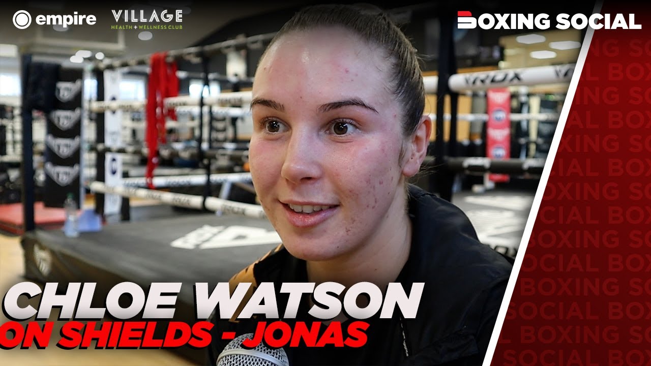 "SHE'S INSPIRING" Chloe Watson Supports Natasha Jonas - Claressa ...