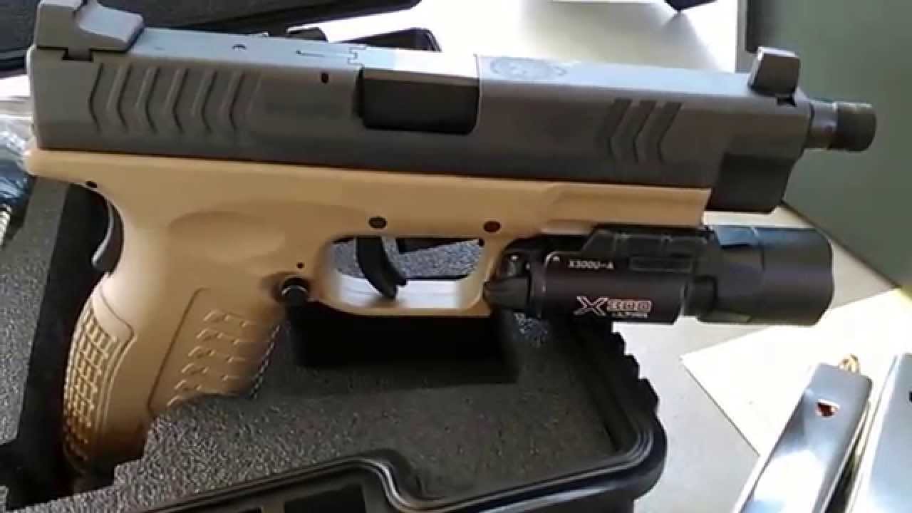 Xdm 45 Threaded Barrel Springfield XD Service 45 ACP Barrel Threaded