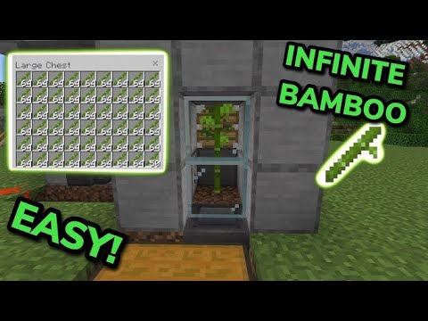 How to make a simple bamboo farm in Minecraft 1.20+ - YouTube