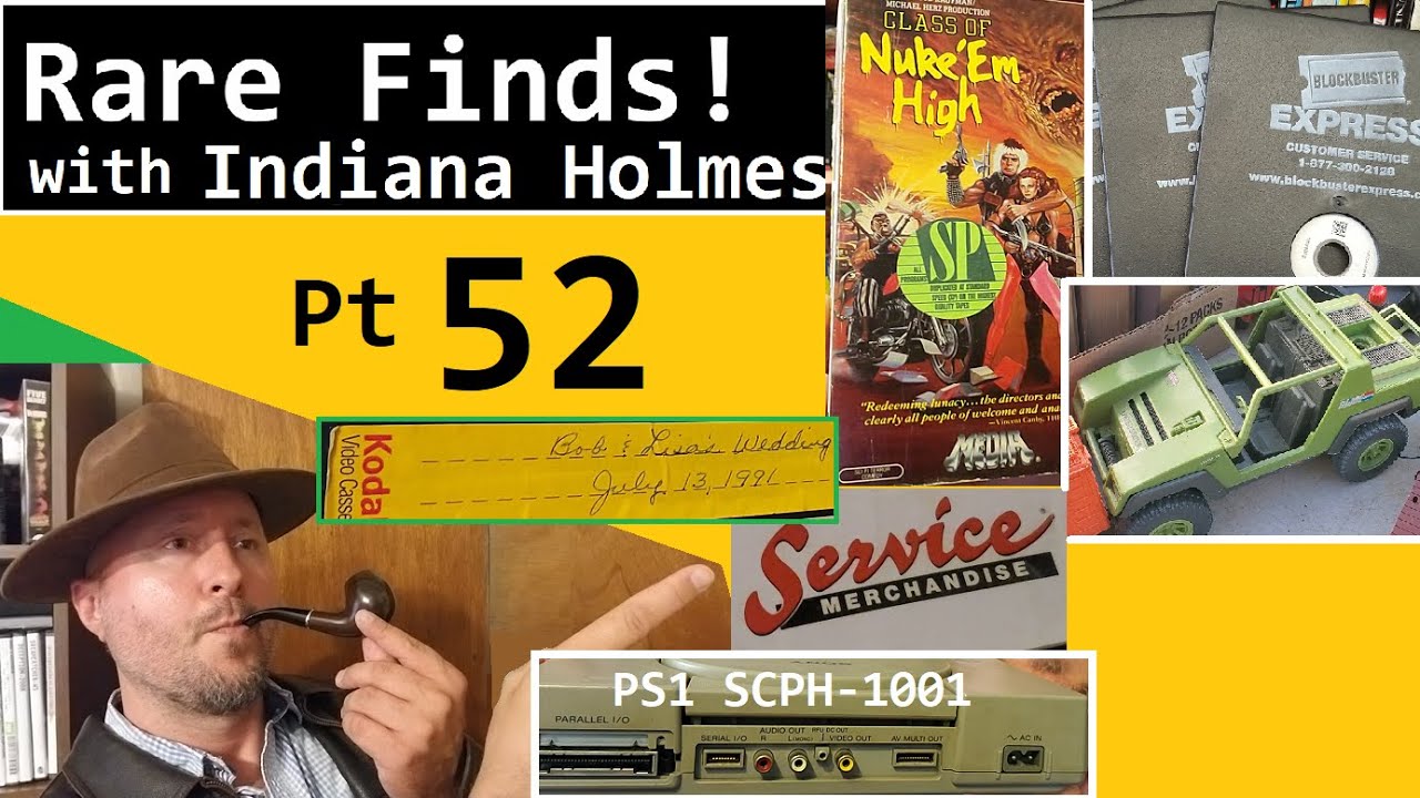 Rare Finds! Episode 52 - Gi Joe, VHS, Blockbuster - YouTube