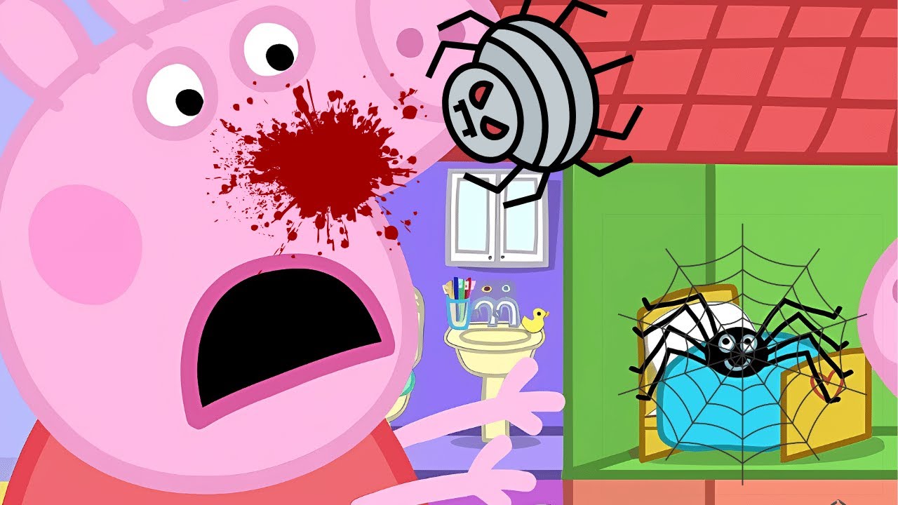PEPPA IS AFRAID OF SPIDERS NOW - YouTube