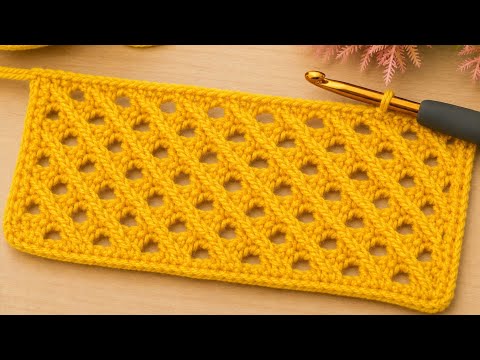 A Wonderful Crochet Pattern You Can Use Anywhere 💛