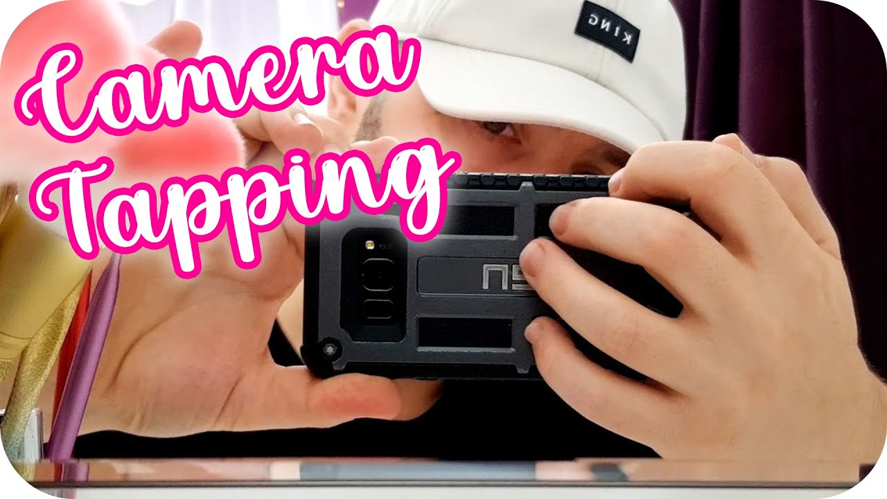 ASMR LoFi Fast Build Up Camera Tapping In The Mirror w/Scratching & New Air Tapping - YouTube