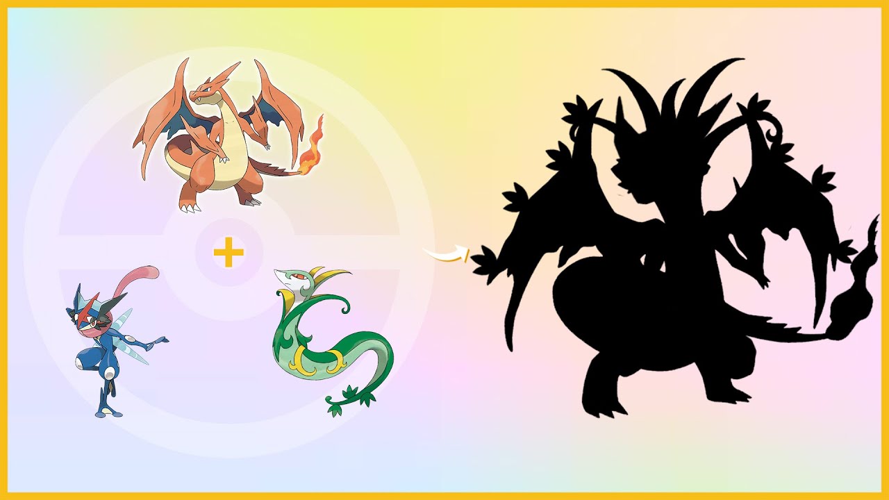 Pokemon Fusion | Mega Charizard Y + Greninja + Serperior - YouTube