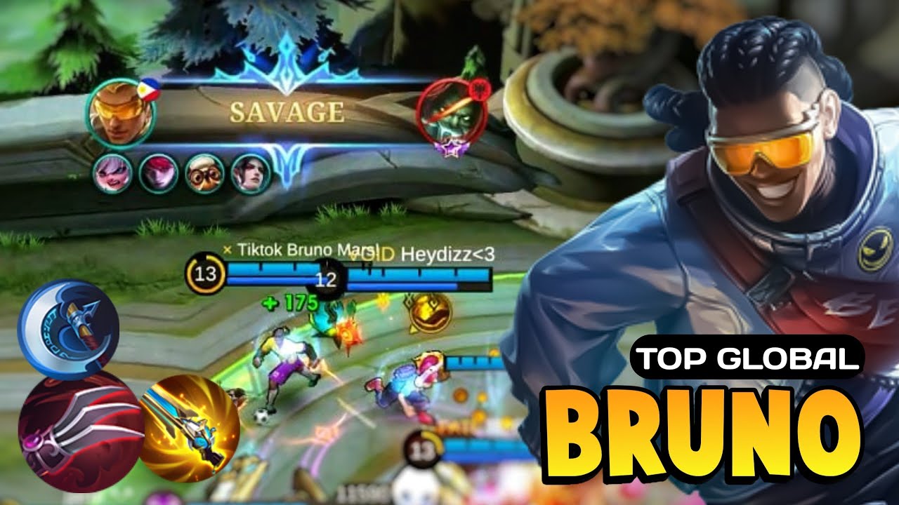 SAVAGE! Bruno Best Build 2025 [ Bruno Gameplay Top Global ] Mobile Legends - YouTube