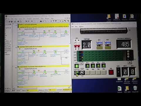 CX-Programmer and CX-Designer PLC Level1 Simulation - YouTube