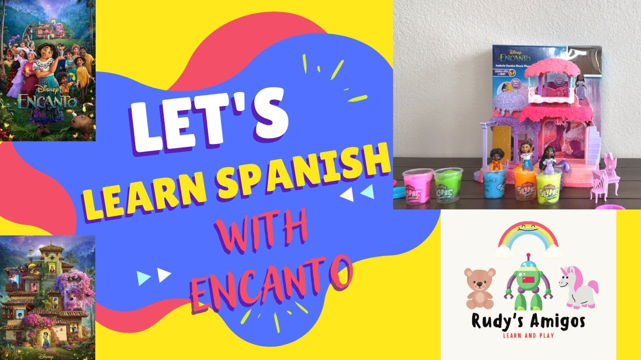 Let's Learn Spanish with Encanto and Slime-Colors - YouTube