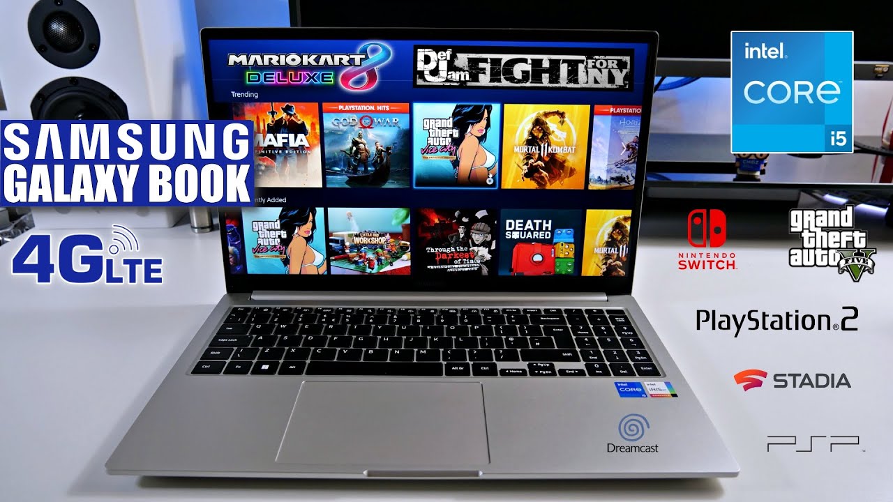 Samsung Galaxy Book 4G - Gaming & Emulation Test - 3 Months Later ...