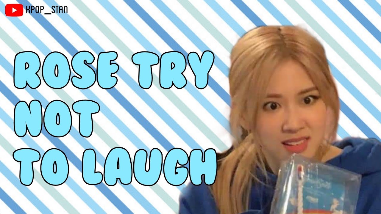 try not to laugh at rosé funny moments #blackpink #rosé - YouTube
