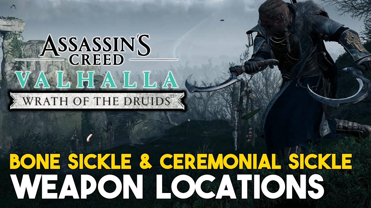 Assassin's Creed Valhalla Wrath Of The Druids DLC Bone Sickle ...