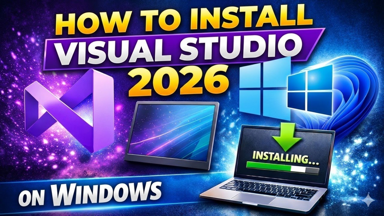 How to Install Visual Studio 2026 on Windows - YouTube