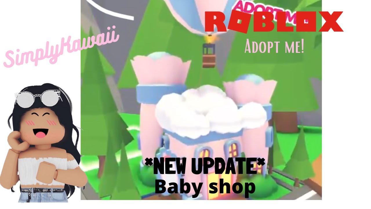 Checking out the *NEW* Baby shop update in Adopt me! || Baby shop ...