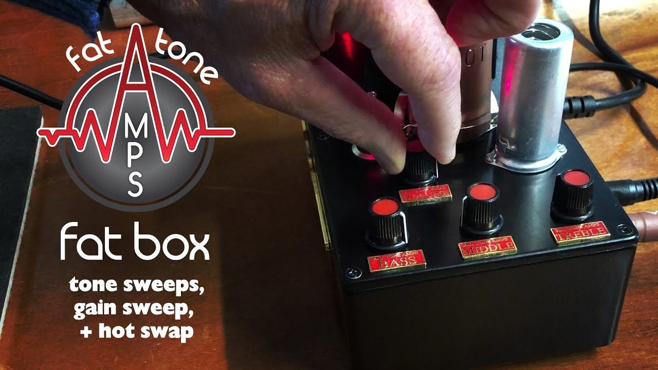 Fat Tone Amps - Fat Box pre-amp demo - control sweeps and a hot swap ...