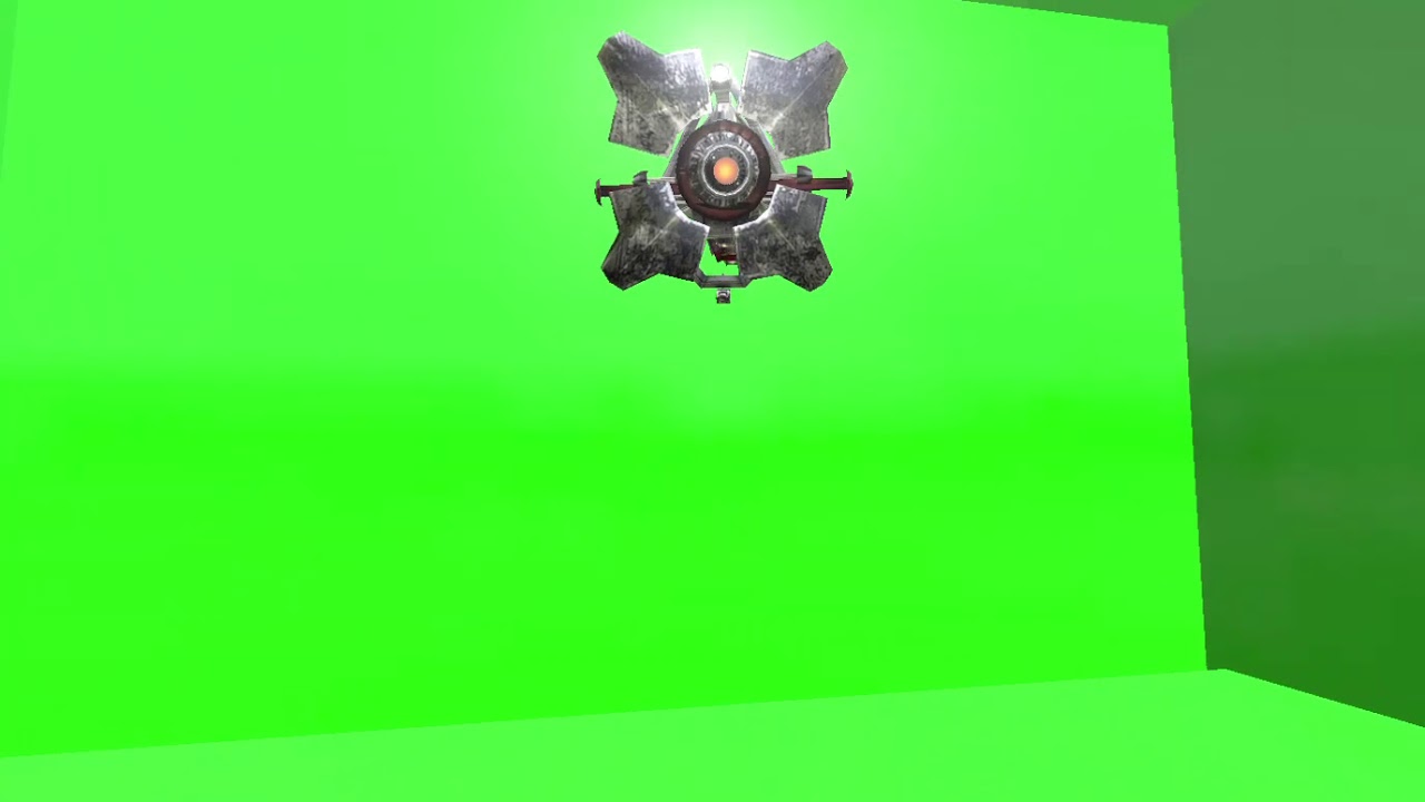 Half Life 2 city scanner green screen - YouTube