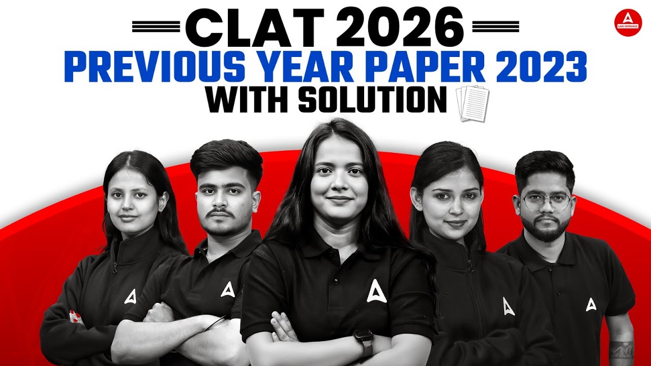 CLAT 2023 Previous Year Question Paper With Solution | CLAT 2023 CLAT ...