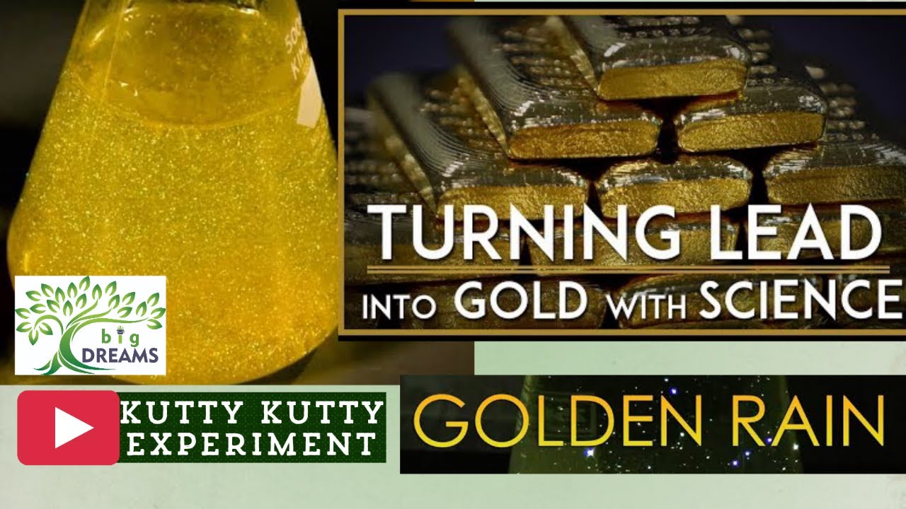 Golden Rain Experiment - YouTube