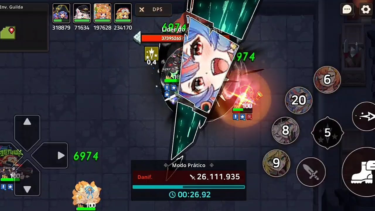 Guardian Tales - Basic Ranged vs Viper Clan Leader Lv100 (Guild Raid) - YouTube