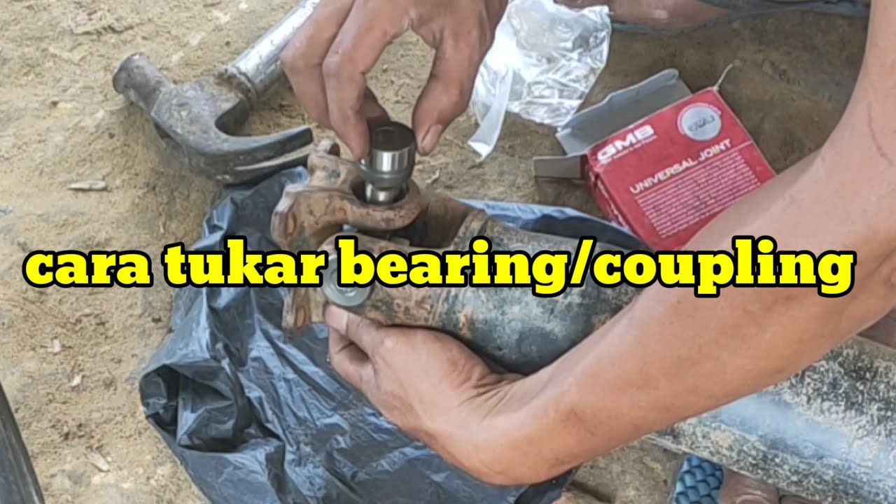 cara pasang bearing coupling - YouTube