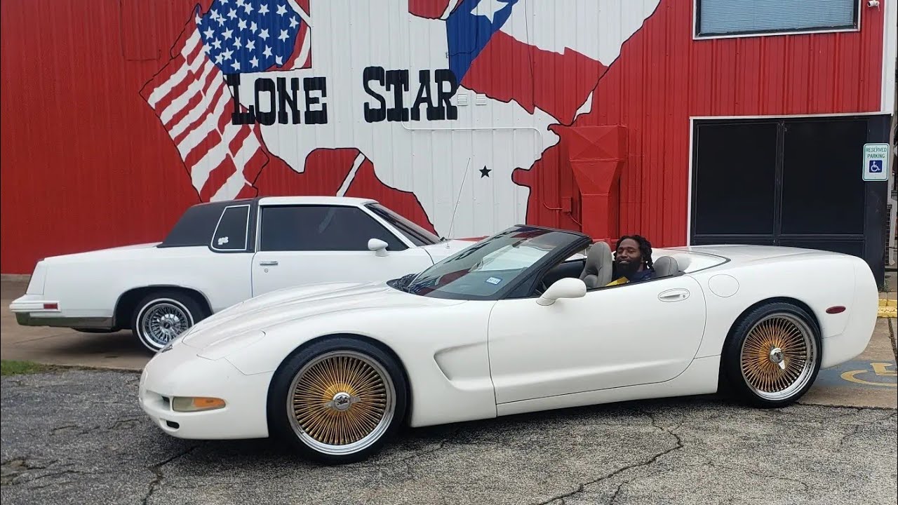 WE PUT GOLD DAYTONS ON A C5 CORVETTE!!!! - YouTube