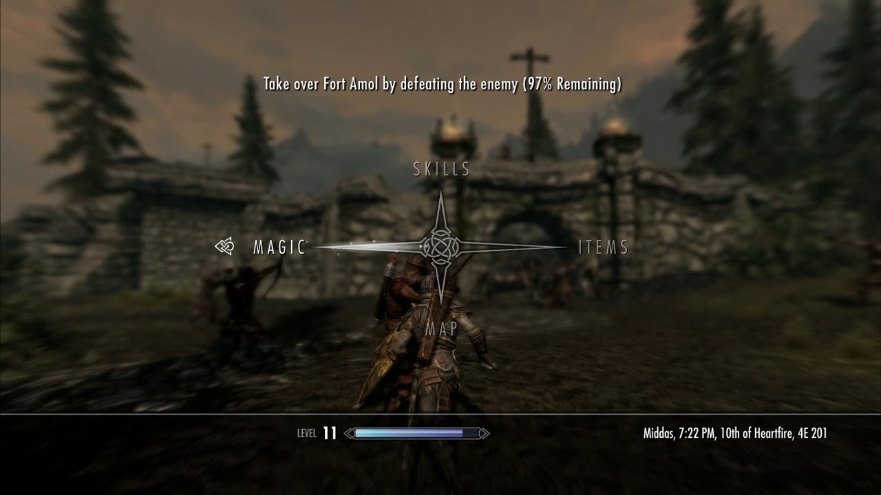 Skyrim Ep 16 Battle for Fort Amol - YouTube