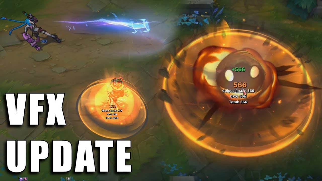 JINX VFX UPDATE - TODAS AS SKINS AFETADAS - YouTube