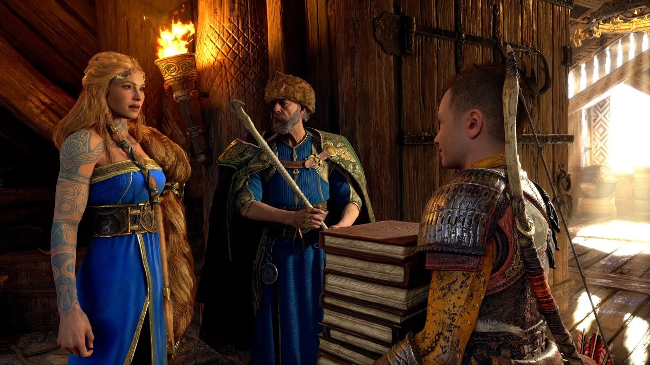 Atreus Meets Sif | God of War Ragnarok - YouTube