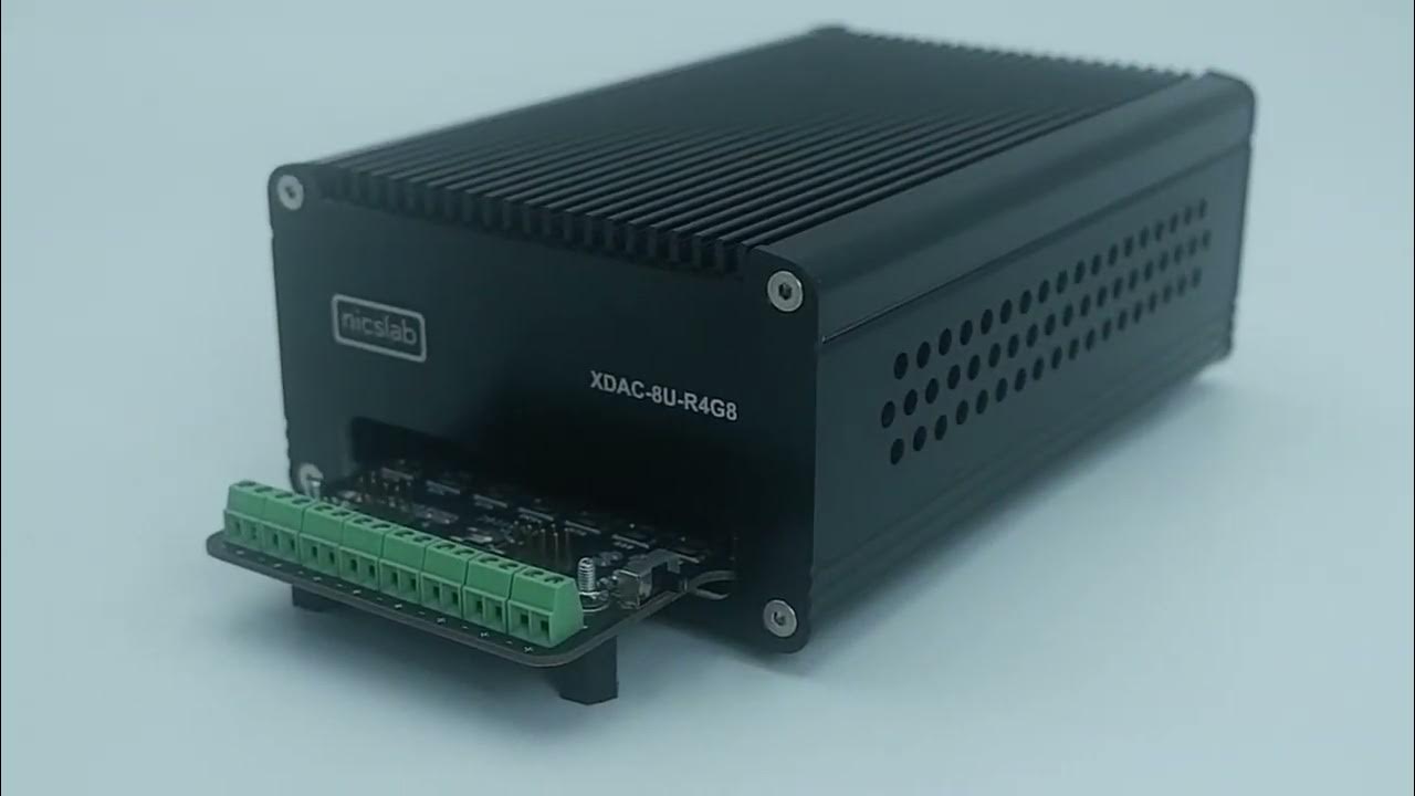 XDAC-8U-R4G8: Multichannel Source Measurement System for Electronics & Photonics | Nicslab - YouTube