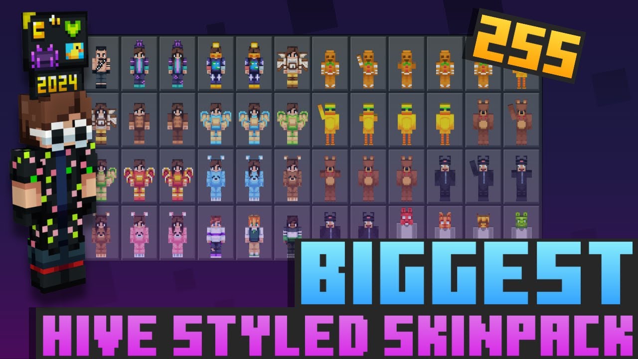255 Cosmetics Skin Pack | TwoDay | Hive cosmetic skinpack | Works on ...