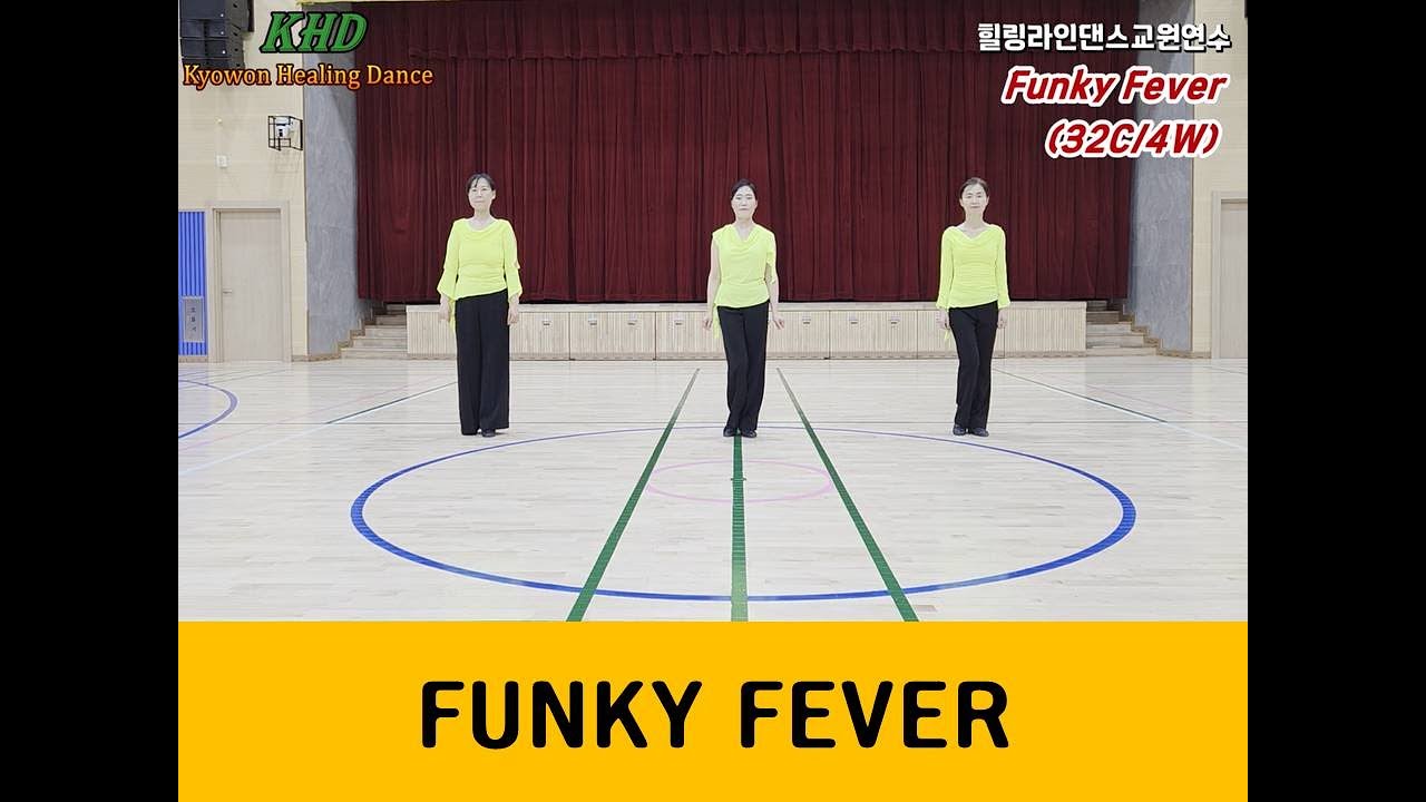 funky fever Line Dance /Improver - YouTube