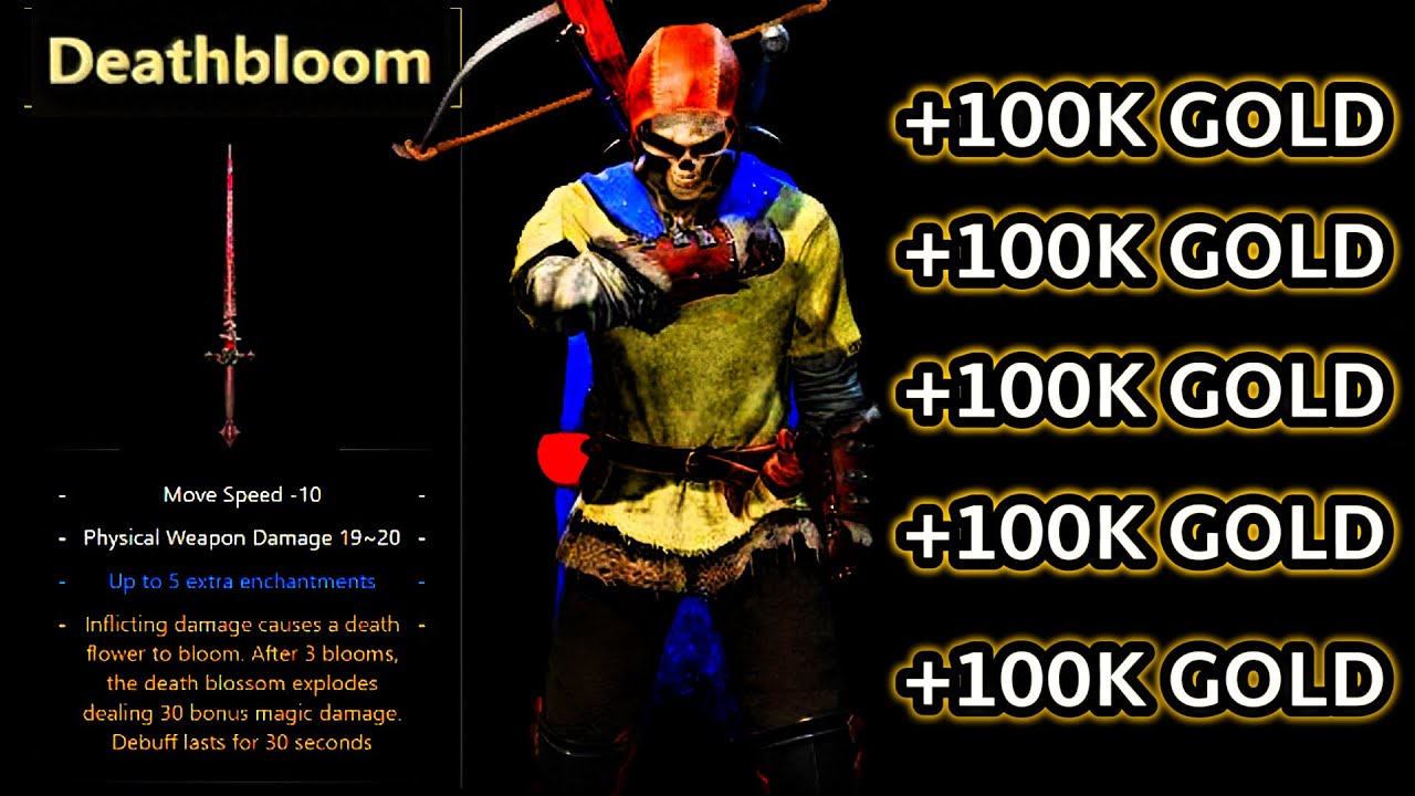 I GOT DEATHBLOOM 100K GOLD KIT KILL | Dark and Darker - YouTube