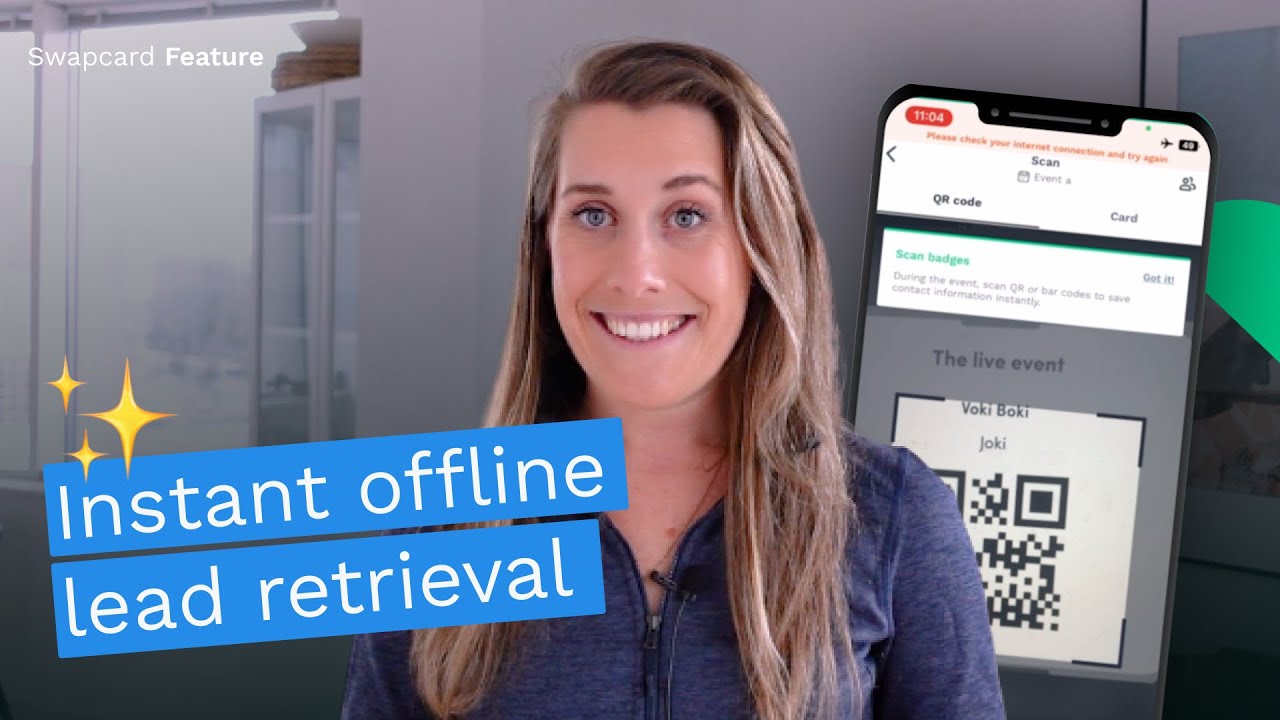 Swapcard Features ⚙️ Instant Offline Lead Retrieval - YouTube