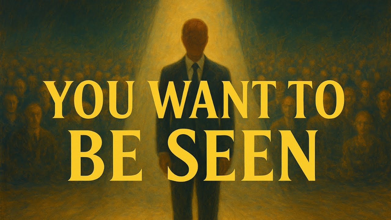 You Don’t Want Success. You Want to Be Seen Succeeding - YouTube