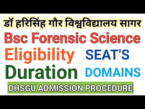 Bsc Forensic Science From Dhsgu | Forensic science University | Dr ...