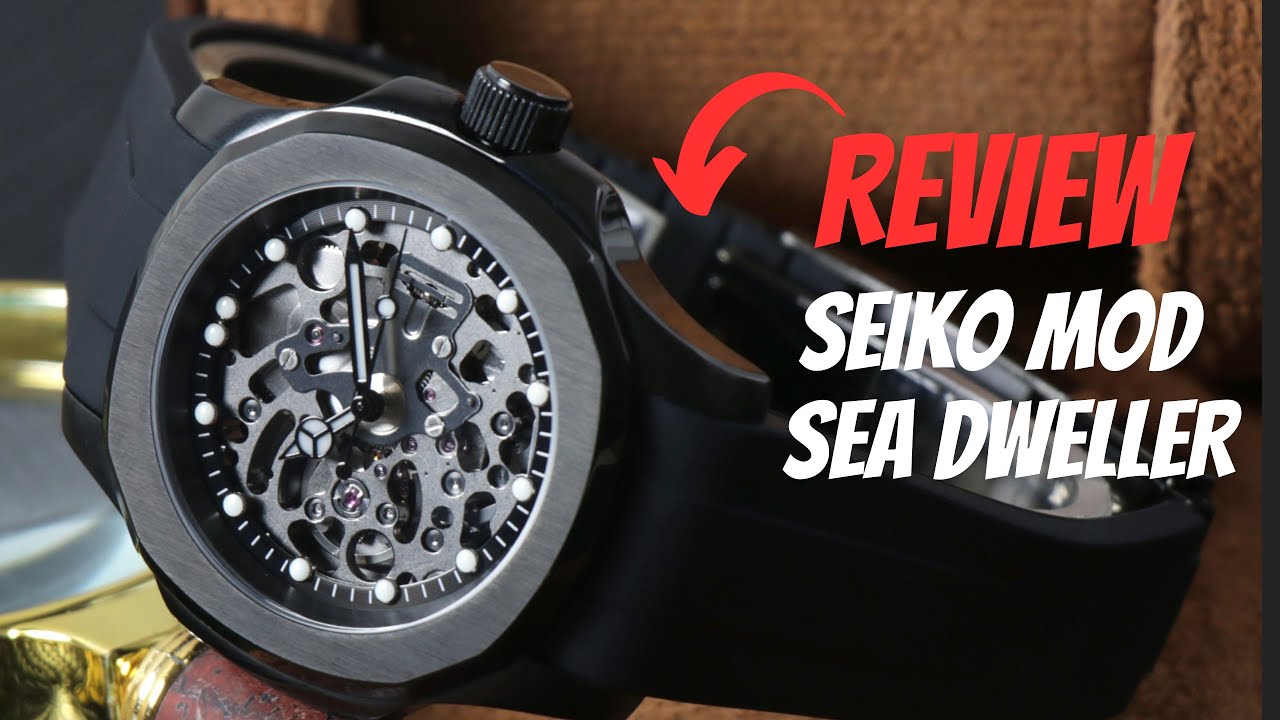 Wristmodding Custom Seiko Skeleton MOD - Patek Nautilus Homage #watch # ...