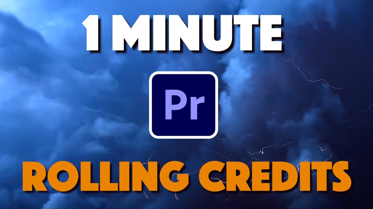 How to Add Rolling End Credits in Premiere Pro 2025 - YouTube