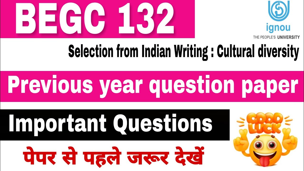 Begc 132 Previous year question paper | Begc 132 important questions ...