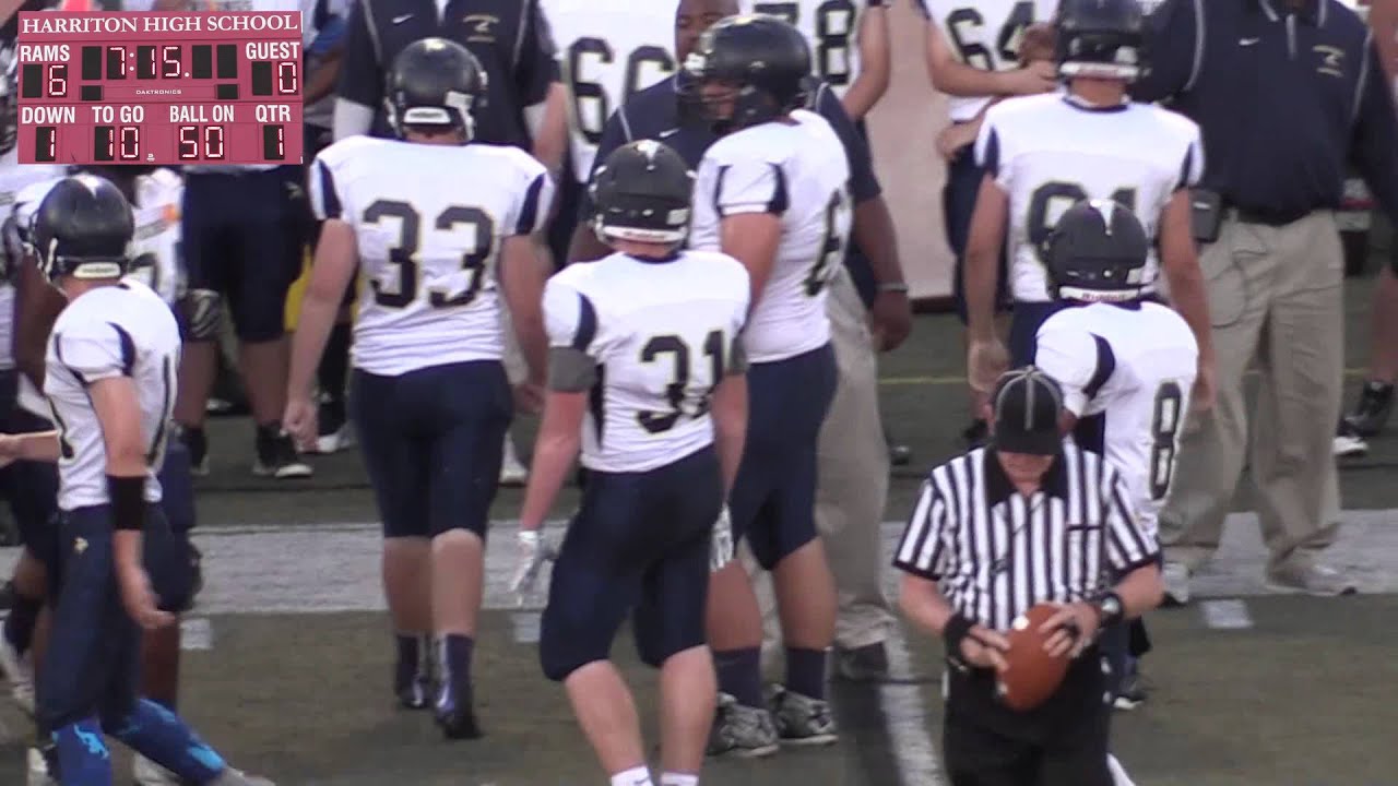 Harriton Football vs. Upper Merion Full Game 2015 - YouTube