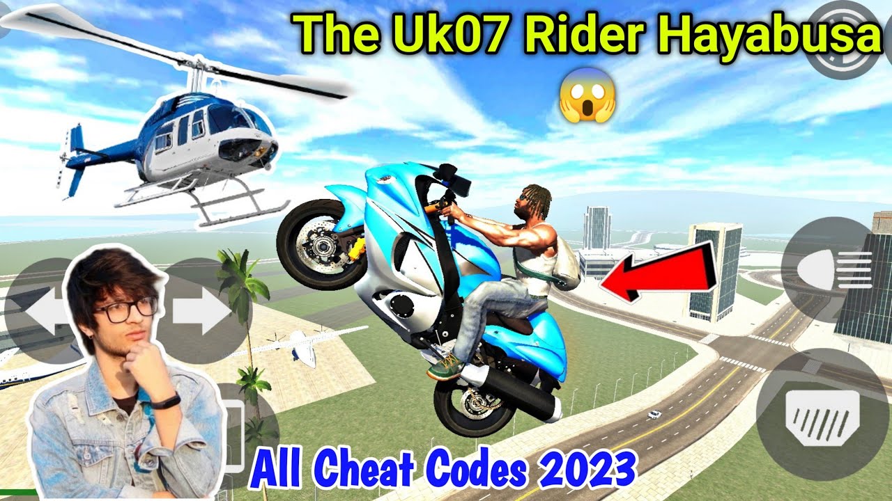 Hayabusa Flying cheat code in New update | The Uk07 Rider | Indian Bike ...