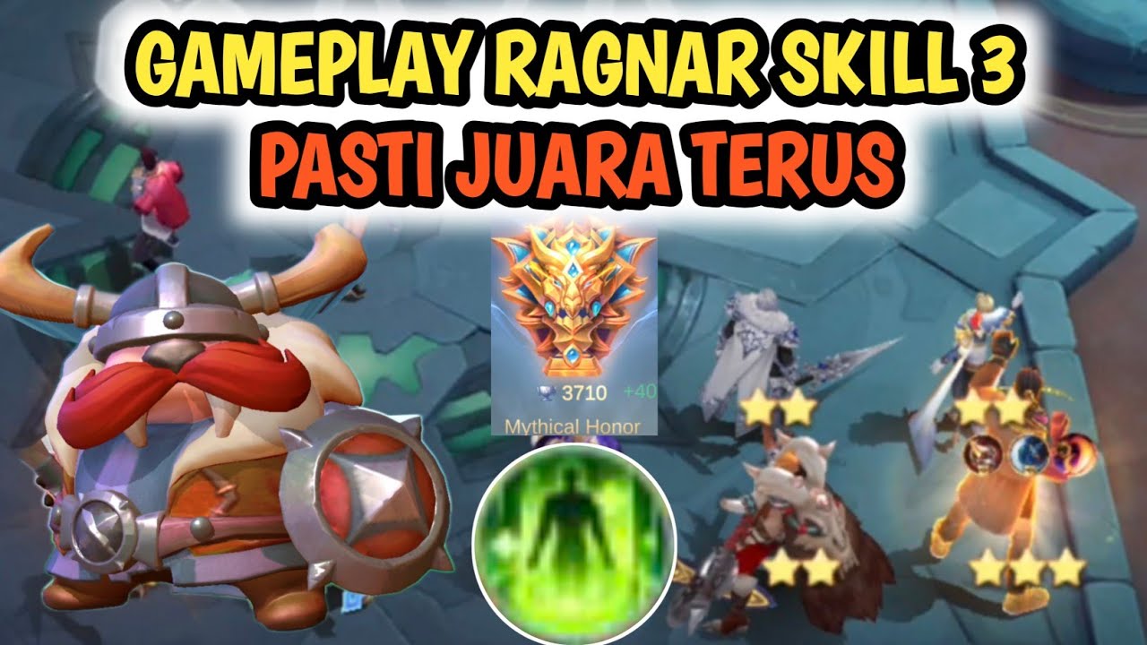 PAKAI COMMANDER INI BERASA PUNYA NYAWA 9 | RAGNAR SKILL 3 MAGIC CHESS ...