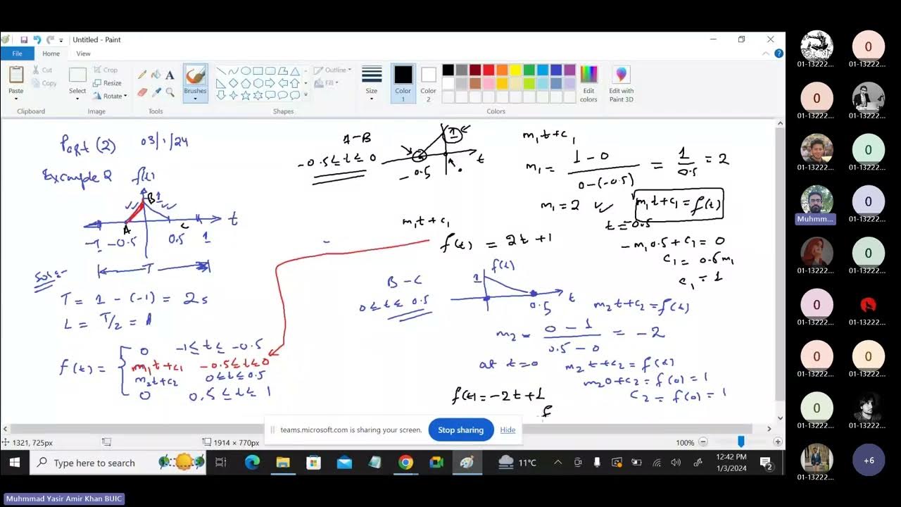 Complex Variables and Transforms Class 2 of 2 on 3 Jan 2024 - YouTube