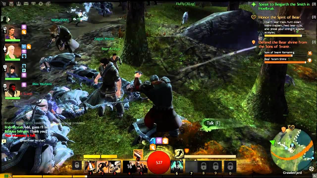 Guild Wars 2 Beta | Norn Warrior Gameplay | 8 - YouTube
