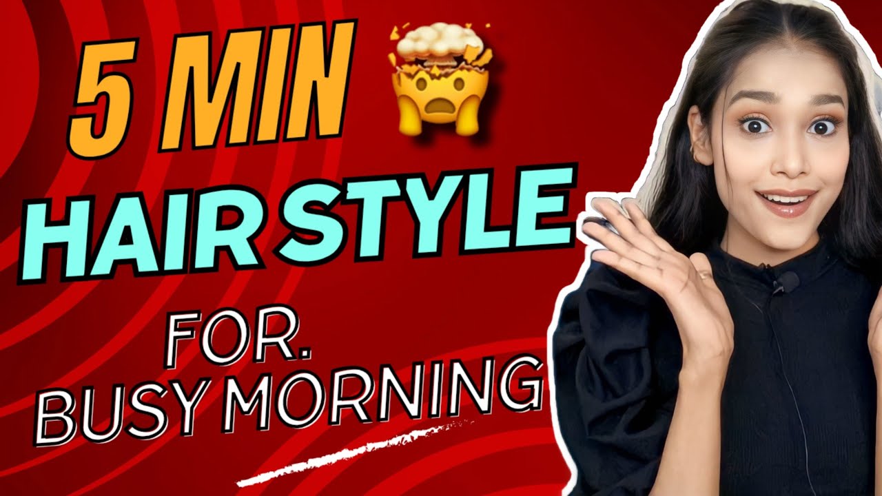 5 min. hairstyle you need to try | for busy morning hairstyle - YouTube