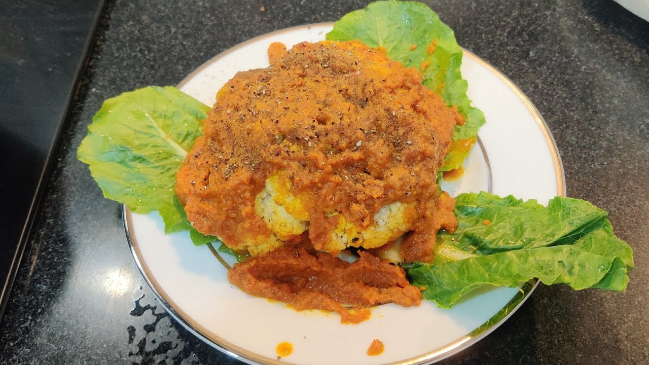 Gobhi Musallam, Whole Cauliflower cooked in aromatic spices, Avadhi ...