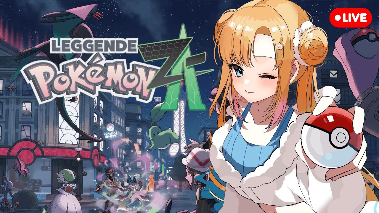 pokemon z-a (day 5) : playing pokemon so i can binge apex before i go ...