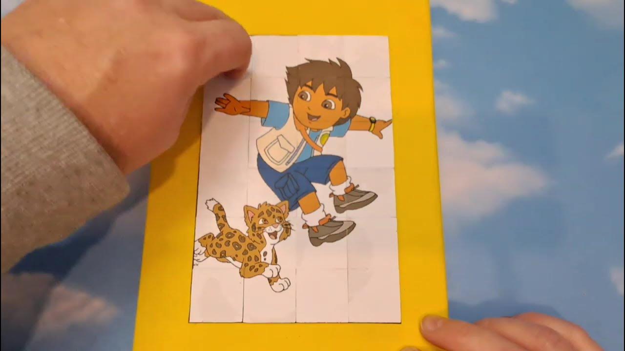 go diego go dora the explorer backpack jigsaw puzzles - YouTube