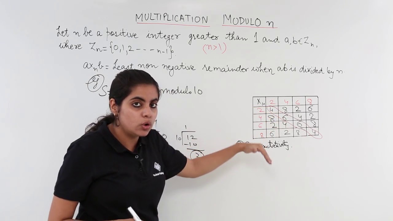 Class 12th Multiplication Modulo Example Relation And Functions